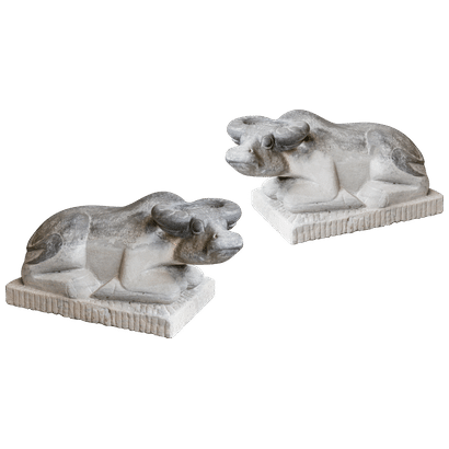 Cow stone SET OF 2 | Decoration various | Wholesale Gert Snel